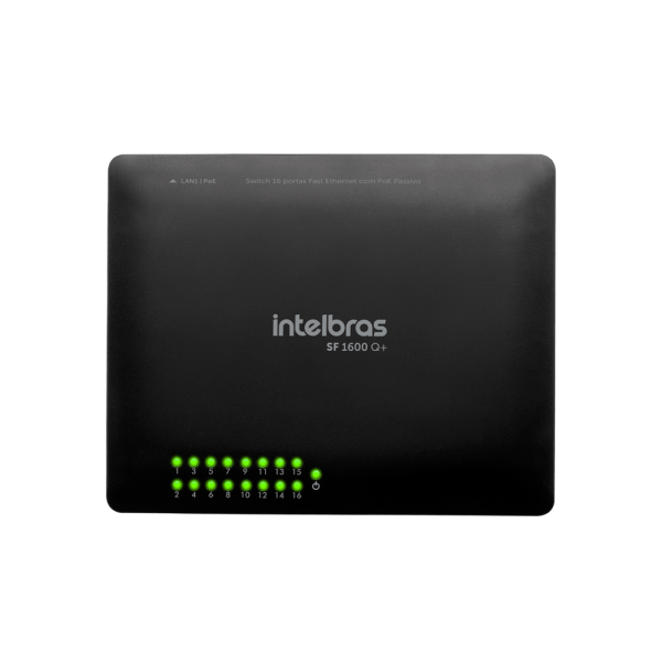 Switch SF 1600 Q+ - 16 portas Fast Ethernet - VISION INTEGRADORA